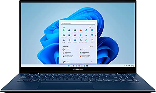 Best Notebooks New Zenbook Pro 15 Flip Q539ZD 15.6-inch OLED 2-in-1 Touch Screen Laptop 12th Gen i7-12700H Intel Arc A370M Graphics, 4GB GDDR6 Window Hello Active Stylus (8TB SSD|16GB RAM|11 Pro)