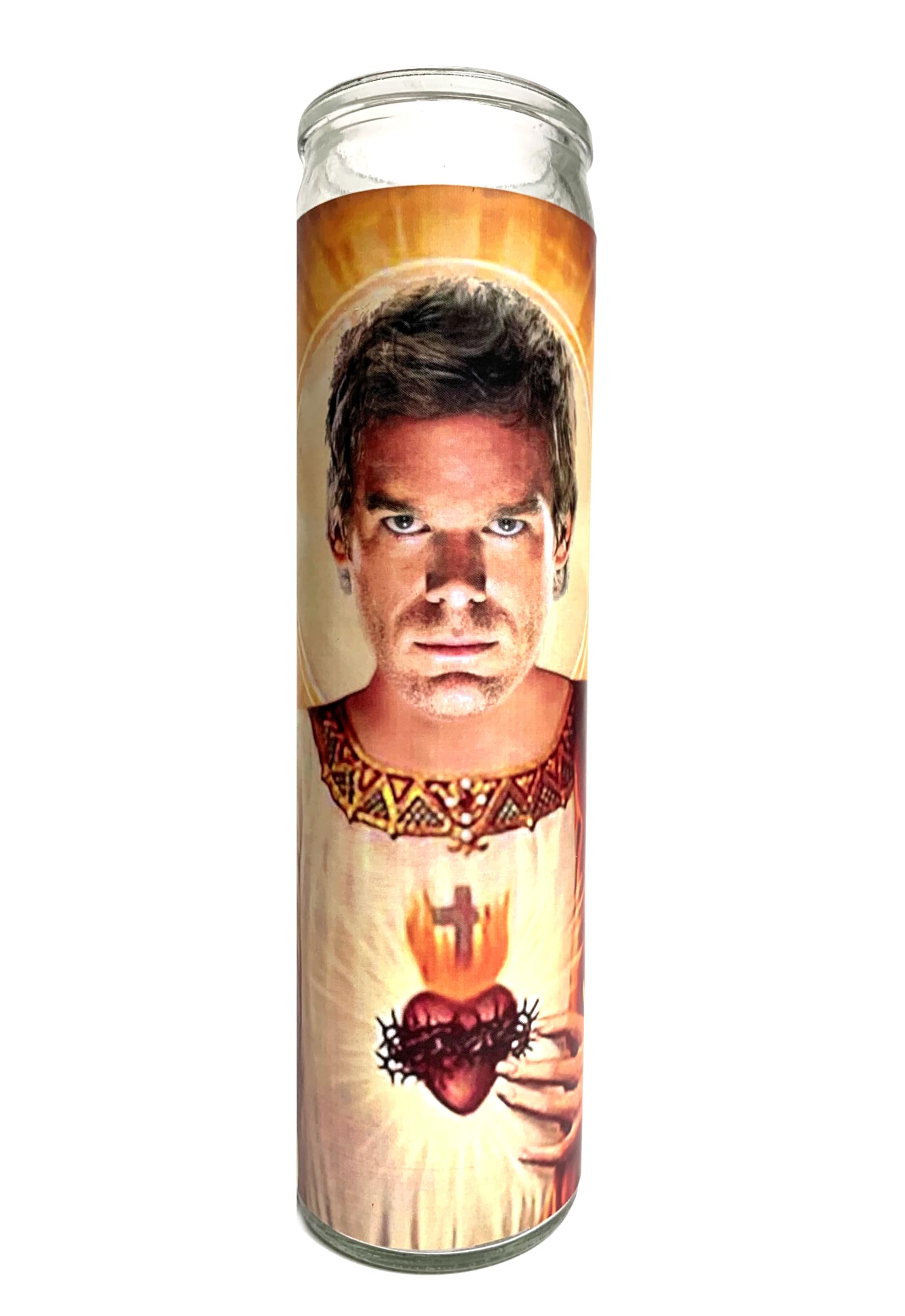 Dexter Morgan Celebrity Parody Devotional Prayer Saint Candle