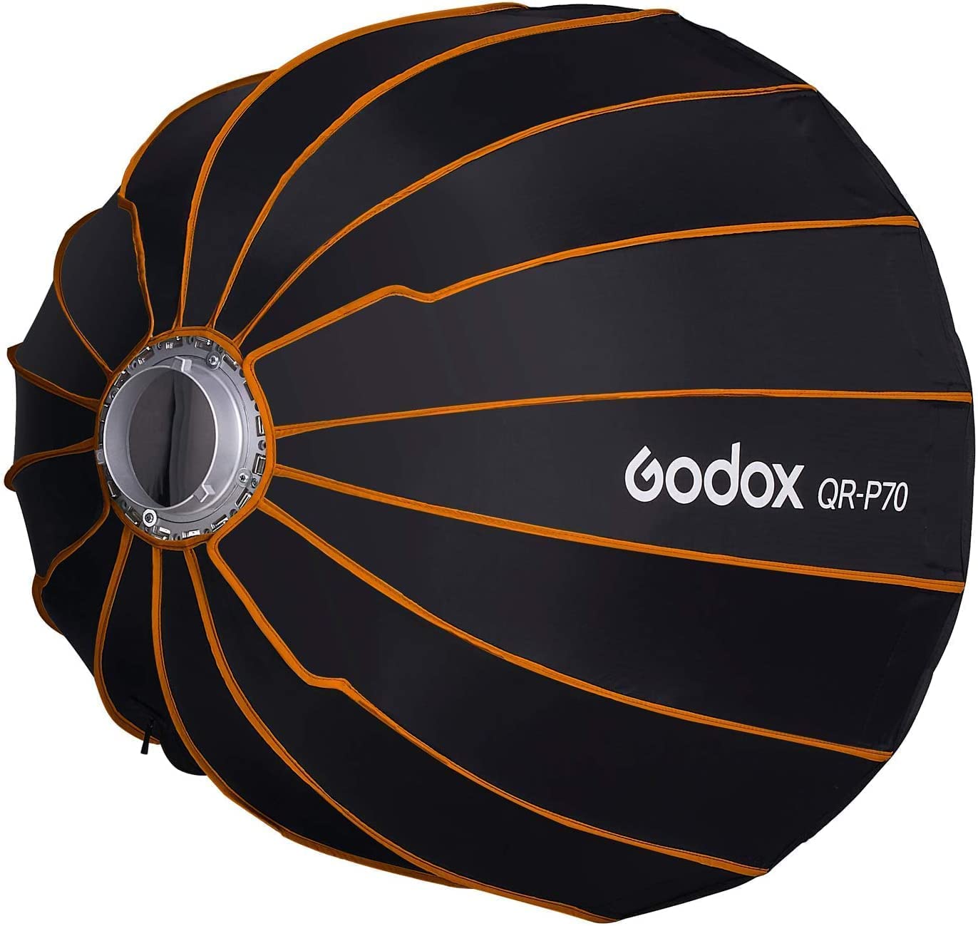 Godox QR-P70 27.5 Inch Parabolic Softbox Bowens Mount, Quick-Setup Quick-Folding, with Front & Inner Diffuser and Carrying Bag for Godox SL60W VL150 UL150 SL150II SZ150 and Other Bowen Mount Lights…