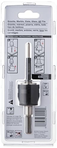BOSCH HDGQA 3/8 In. AutoStart Carbide Hole Saw Quick Change Mandrel , Black