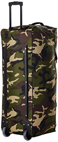 Rockland Rolling Duffel Bag, Camouflage, 22-Inch