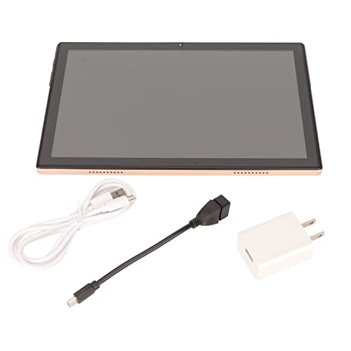 Bewinner 10 Inch Tablet for Android 11,6GB RAM 128GB ROM, 1920 x 1200 IPS HD Touchscreen,Octa Core Processor, Dual Sim 4G Calling Tablet, WiFi Bluetooth Tablet PC Gold(US)