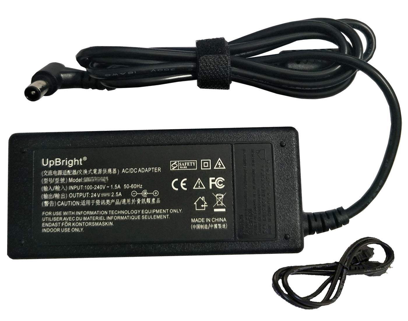 UpBright 24V AC/DC Adapter for Samsung HW-HM45 HW-HM45C HW-H450 Donga HW-450 HW-M550 HW-H750 HW-K550 HW-K551 HW-J8500 HW-J7500 HW-J7501 HW-K450 HW-H570 HW-K650 HW-H370 Soundbar 24VDC Power Supply