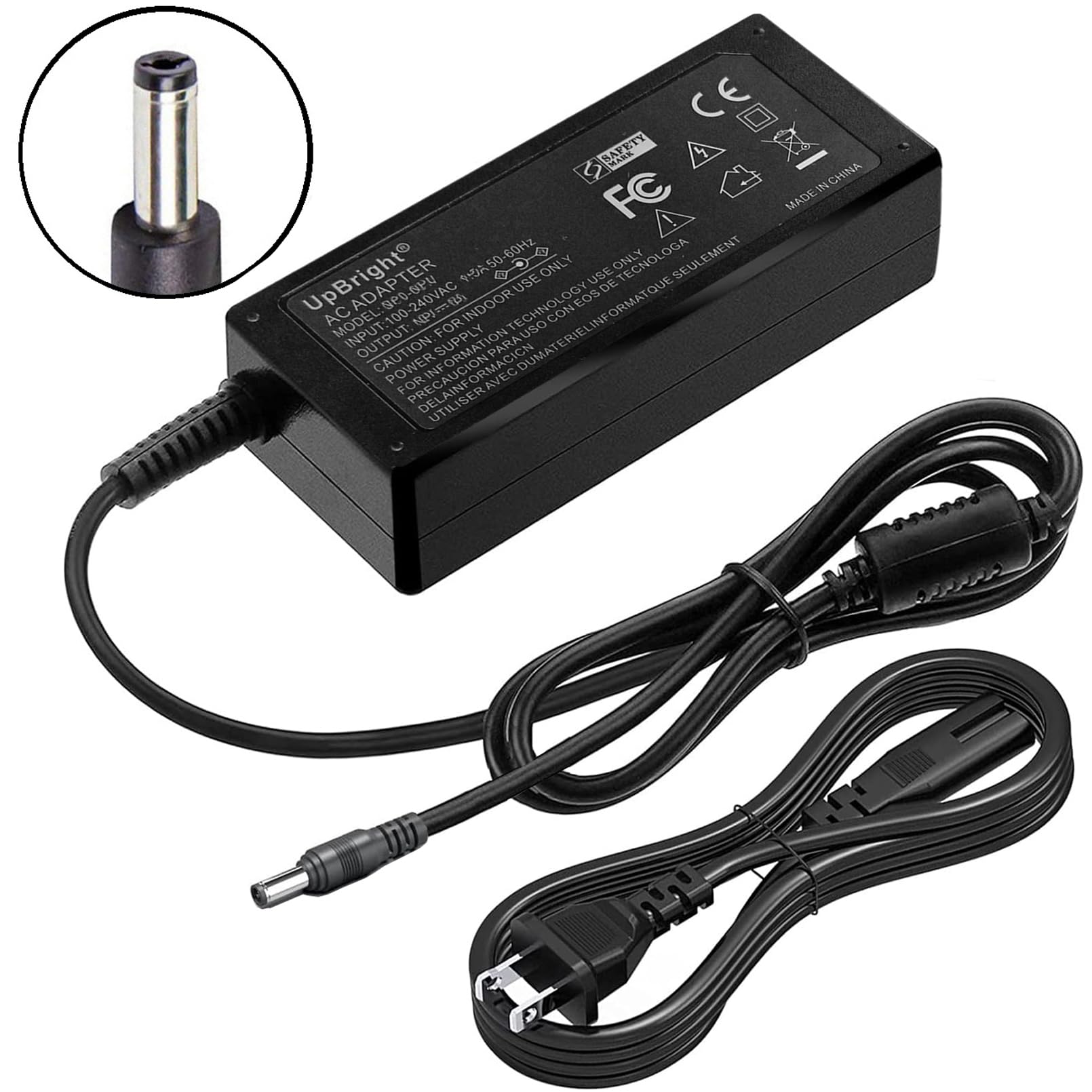 UpBright 24V AC/DC Adapter Compatible with Vizio VSB200 NA VSB205 VSB210 VSB206 B VSB207 VHT210 VHT215 VHT510 SB4021-MA1 SB4020E SoundBar Speaker YJS05-2402500D Ktec KSAS0652400270 2.5A Power Supply