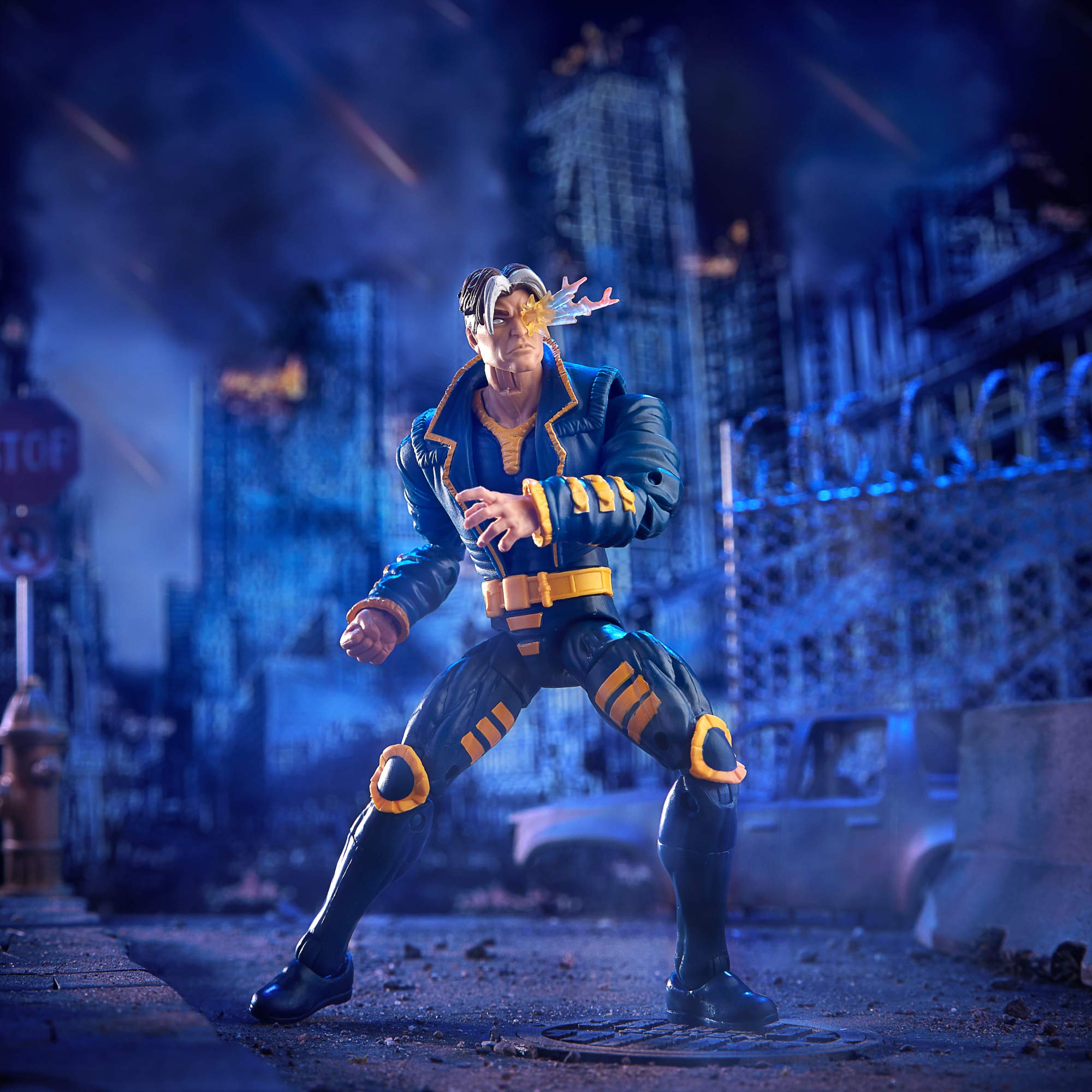 Marvel Hasbro Legends Series 6-inch Collectible X-Man Action Figure Toy X-Men: Age of Apocalypse Collection, Blue