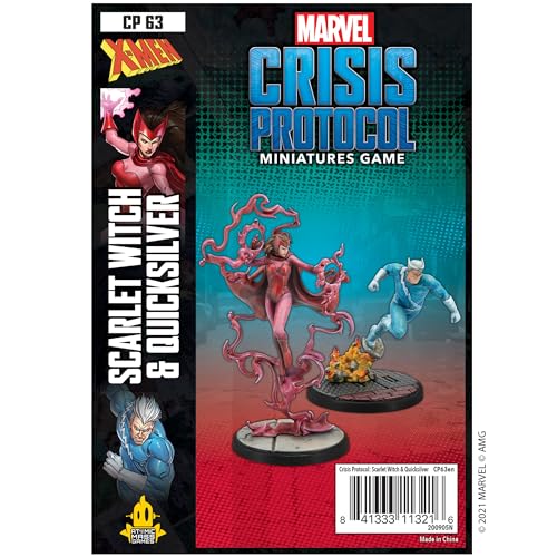 Marvel Crisis Protocol: Scarlet with and Quicksilver Character Pack