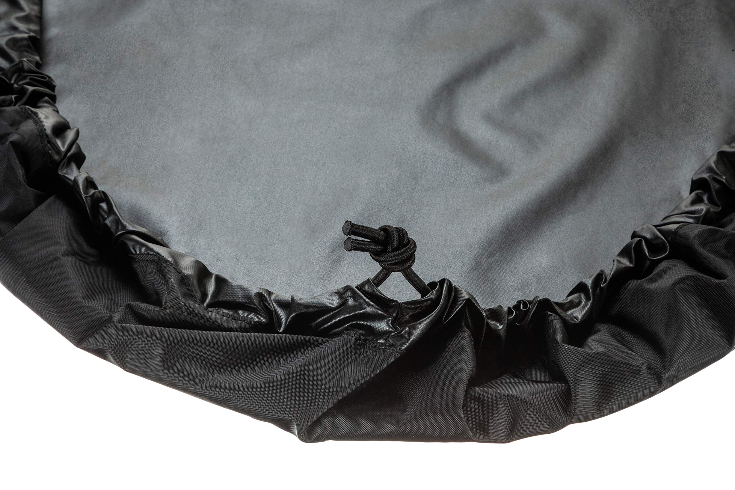 attwood 11775-5 Universal Kayak Cockpit Cover with Clips - Black Nylon, One Size