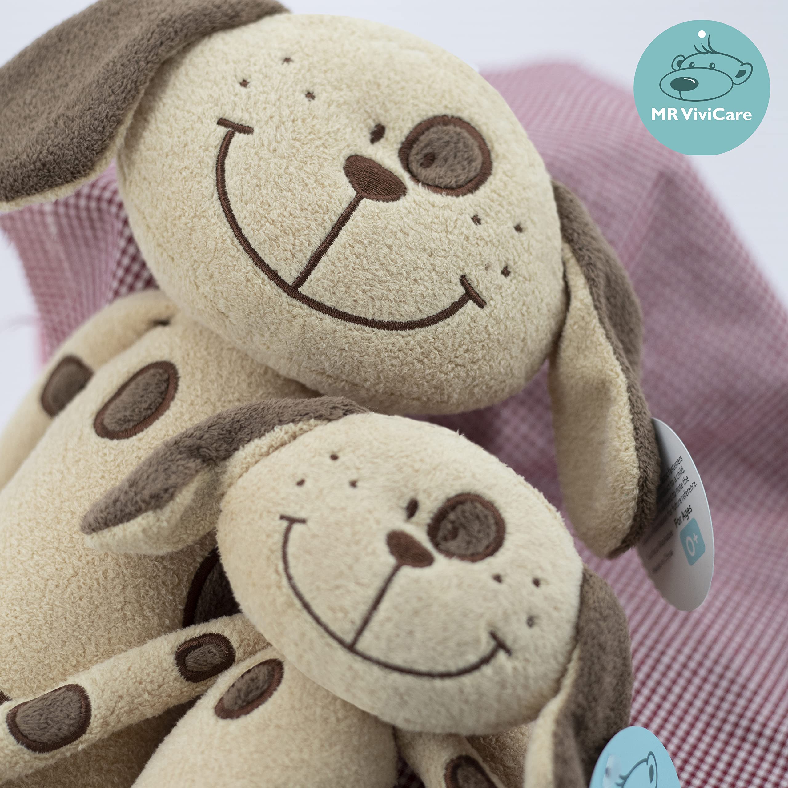 MR VIVICARE Stuffed Toy, 13' Dog, Plush Animal for Kids and Girls, Soft, Cute, Safe, Machine Washable