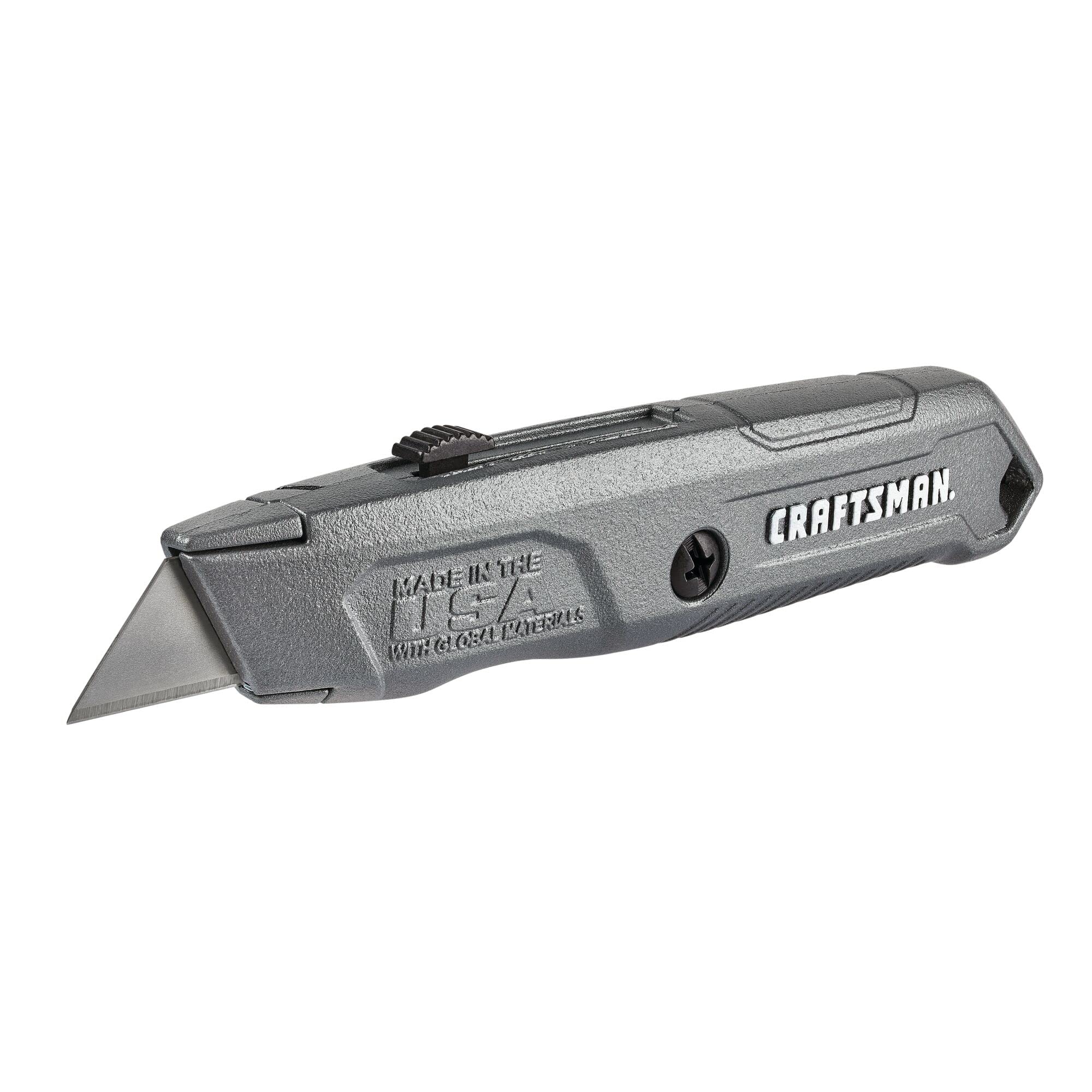 CRAFTSMAN Utility Knife, Retractable, 3 Blades Included (CMHT10585) (Pack of 2)