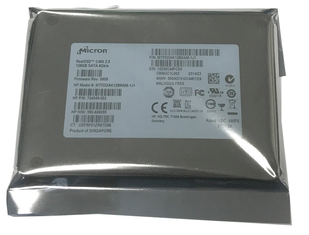 Micron RealSSD C400 128GB 2.5-inch SATA III MLC (6.0Gb/s) Internal Solid State Drive (SSD) MTFDDAK128MAM-1J1 - New OEM w/ 3 Years Warranty