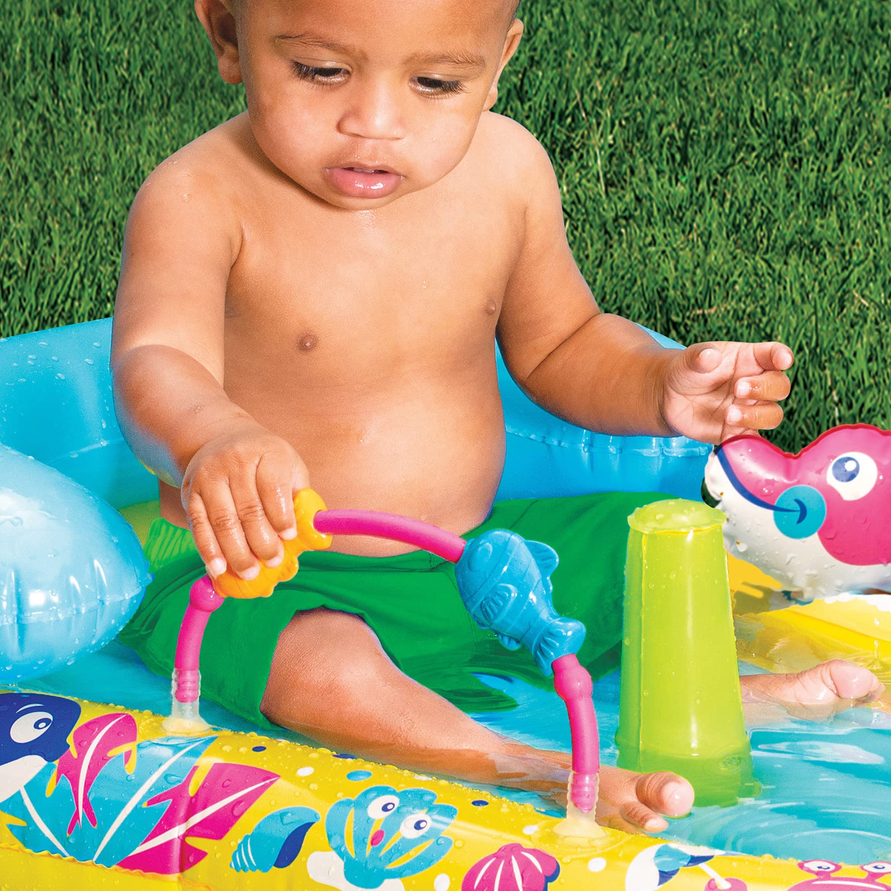 BANZAI Jr. Splash Discovery Activity Center Water Play Set - 9-24 Months