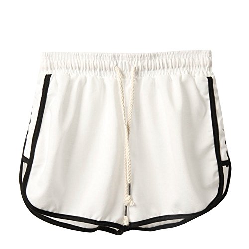Fashion Plue Size Shorts, Thenlian Women Lady Summer Sport Shorts Beach Short Pants(XXL, White)