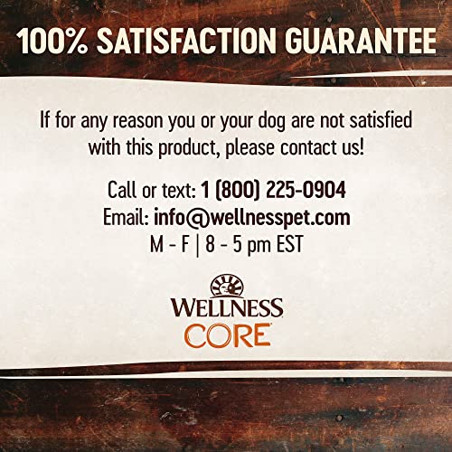 Wellness CORE Grain-Free Senior Dry Dog Food, Made in USA with Real Turkey and Natural Ingredients, With Nutrients for Immune, Joint, Skin & Coat Support, 24-Pound Bag