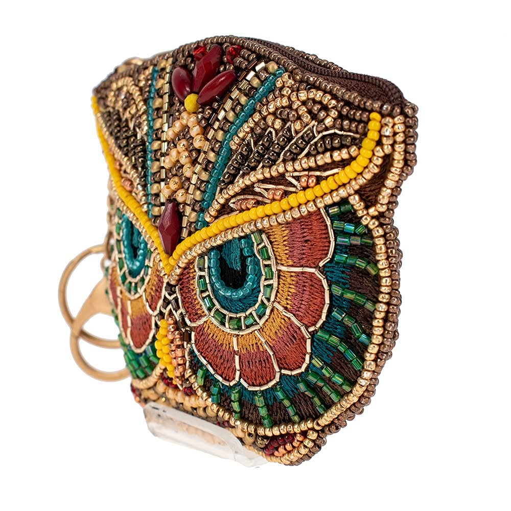 Mary Frances womens Little Wiser Crossbody Owl Handbag Sling Bag, Multi, Small US