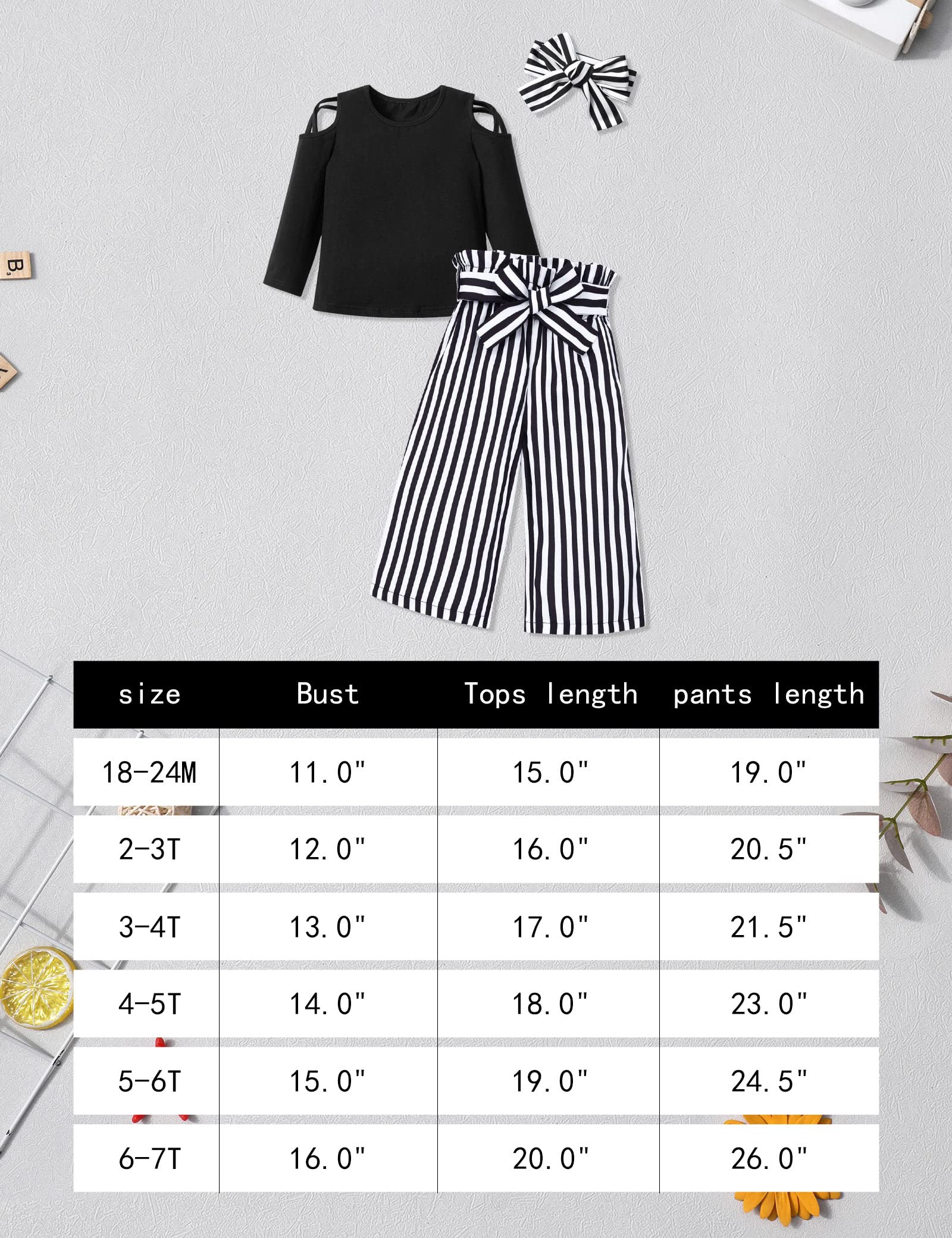 Aulyffo Toddler Girl Clothes Fall Outfits 5T 6T