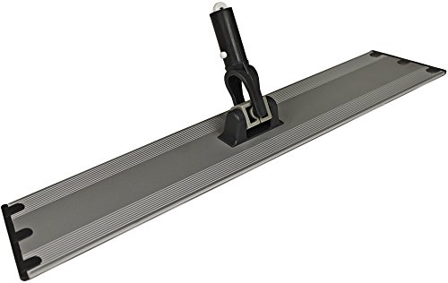 CleanAide Flat Mop Plate Frame, Aluminum, Gray, 18 Inches
