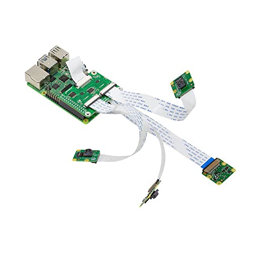 CBHIOARPD Arducam Multi Camera Adapter Module V2.2 for Raspberry Pi 4/3B+/3B 5MP and 8MP Cameras, Compatible with Arducam MIPI Cameras