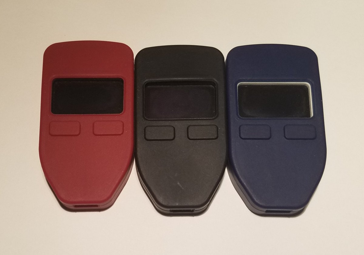 ProtectingCoin Silicone Case/Skin for Trezor Hardware Wallet (3 Pack)