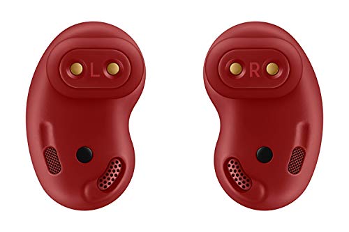 Samsung Galaxy Buds Live, True Wireless Earbuds with Active Noise Cancelling (Wireless Charging Case Included) - Bulk Packaging - Mystic Red