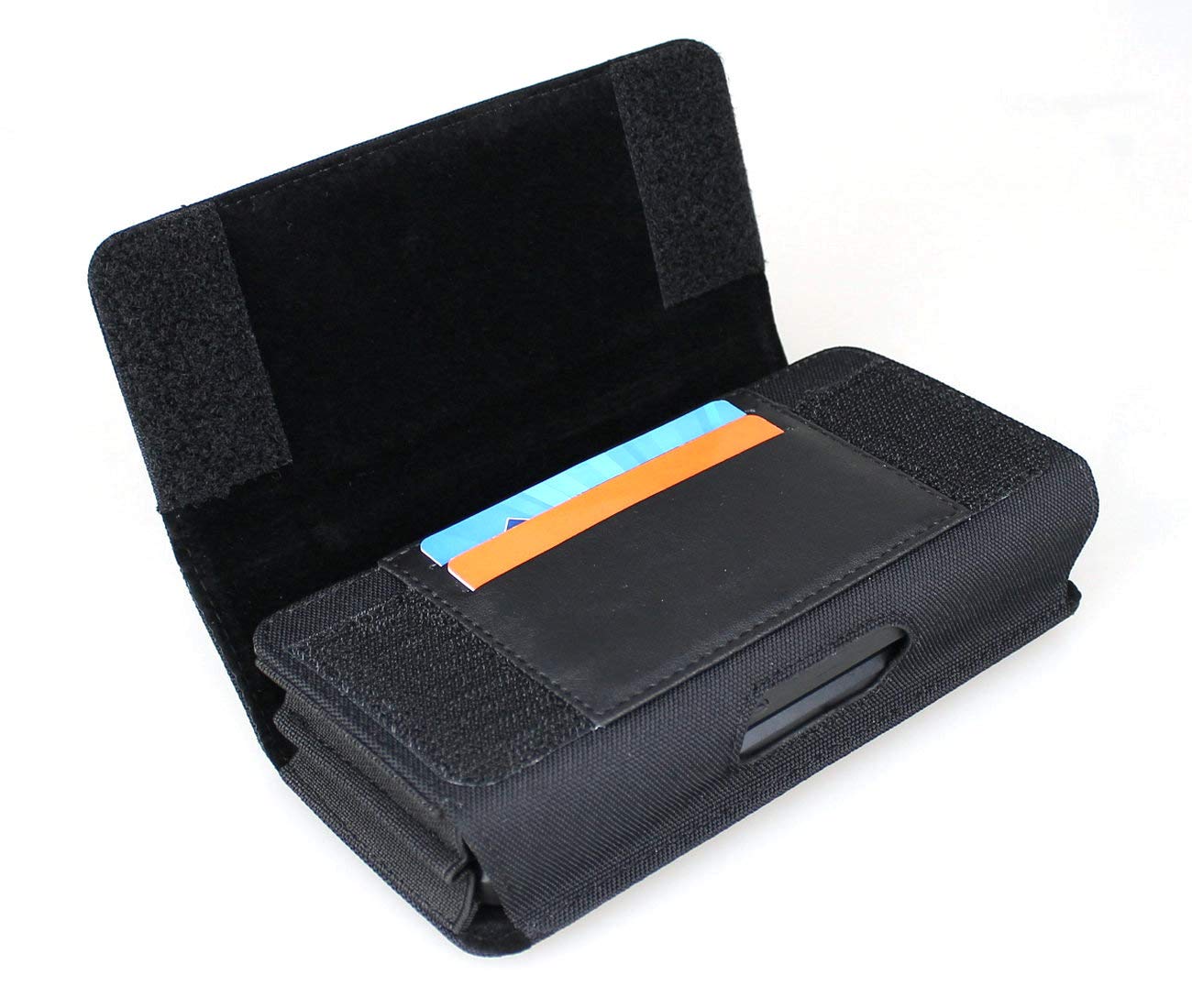 aubaddy Nylon Dual Phone Holster Pouch Case for 2 Phones, Fit for iPhone 15 14 13 12 11 Pro Max Series, iPhone 15 14 8 7 6s 6 Plus Series, Samsung Galaxy S23 S22 S21 Ultra Plus FE, Google Pixel 7 6