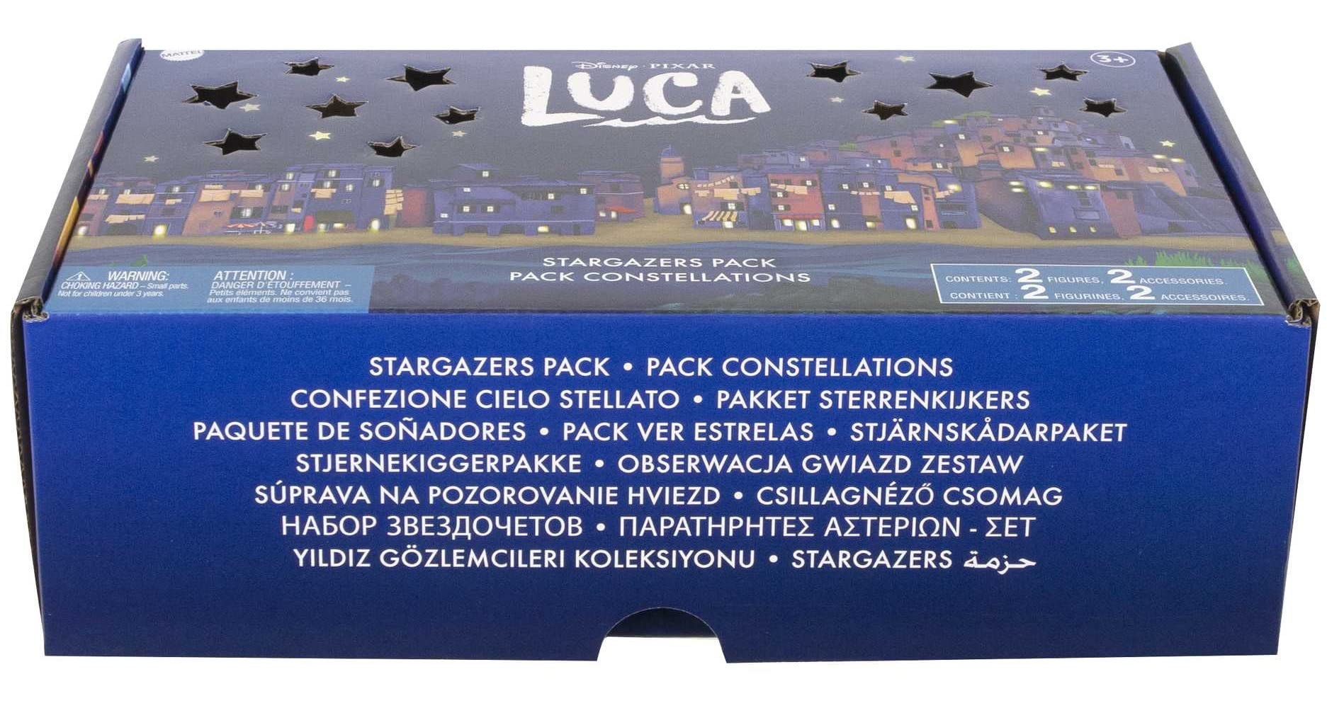 Mattel Disney and Pixar Luca Stargazers Pack with 2 Action Figures & Accessories, Set Includes Luca Paguro & Giulia 5-inch Collectibles