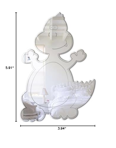 Mungai Mirrors 0300 Baby T-Rex Acrylic Mirror