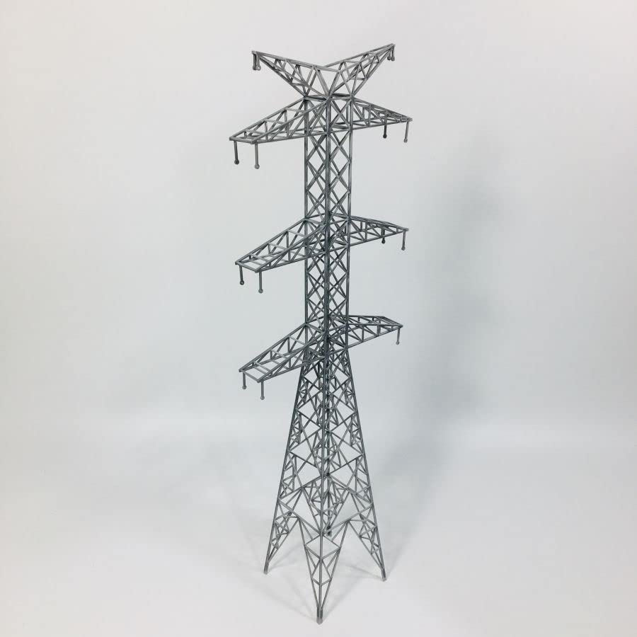 BENME N Scale Train Railway Scene Plastic high Voltage Electric Tower Finished Model