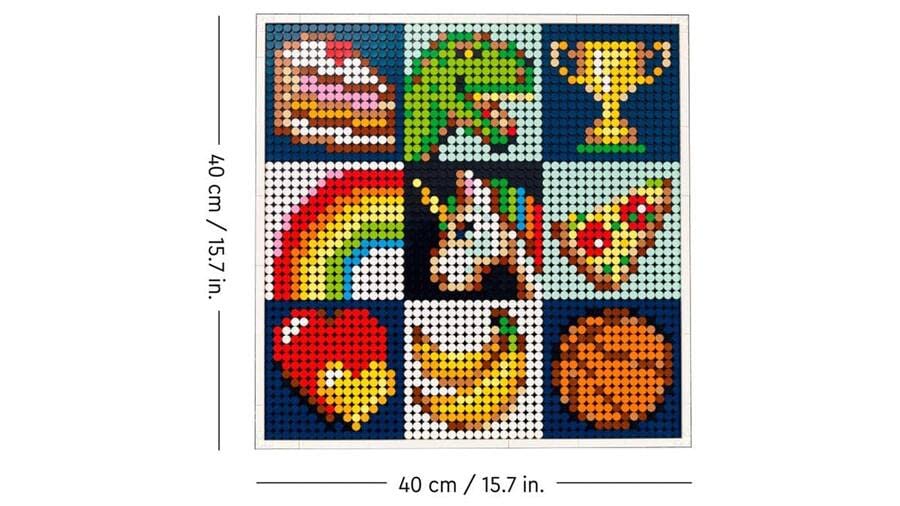 LEGO Art: Art Project – Create Together 21226 Building Kit; A Great Creative Opportunity to Make Fun Wall Art (4,138 Pieces)