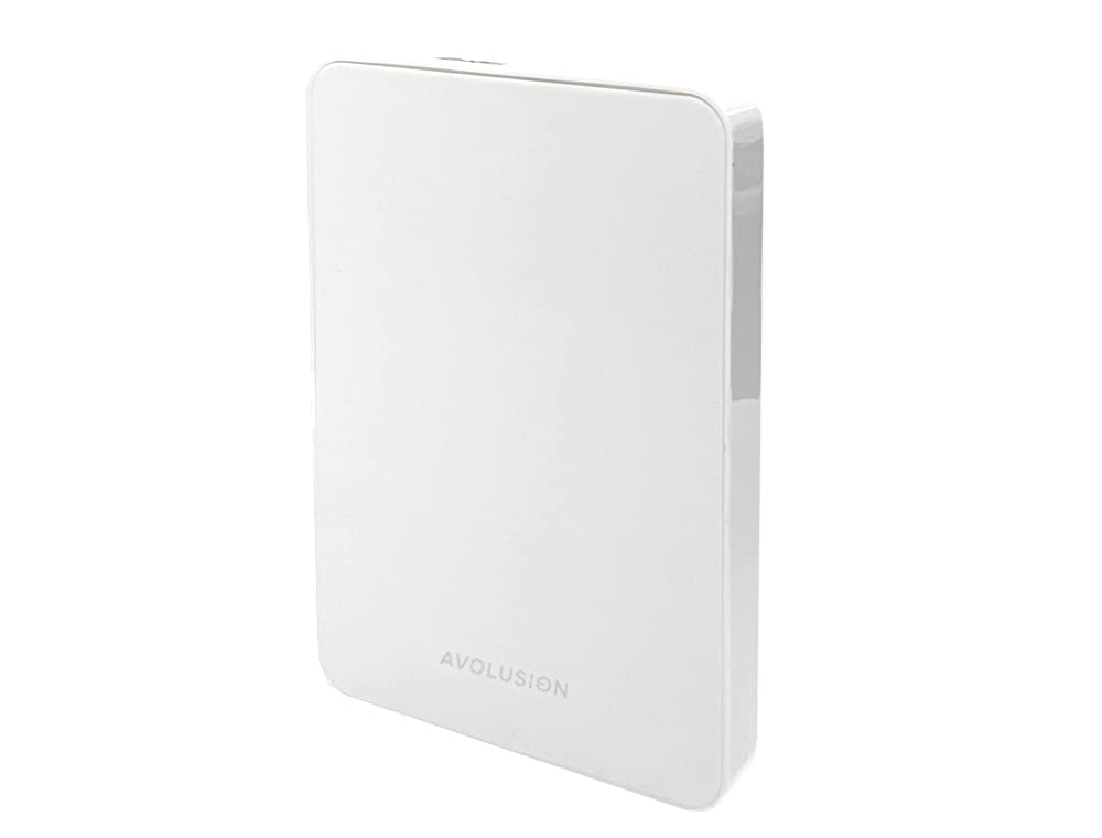 Avolusion Z1-S 500GB USB 3.0 Portable External Gaming Hard Drive - White (for PS5, Pre-Formatted) - 2 Year Warranty
