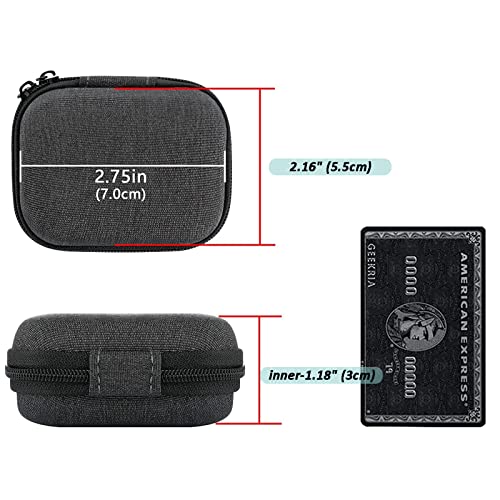 Compatible for Google Pixel Buds Pro 2022 Case, [Portable] [Keychain] [Storage Bag] Hard Case for Google Pixel Buds Pro/Pixel Buds A-Series/Pixel Buds 2 Case (Black)