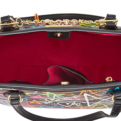 Betsey Johnson Graffiti Sweetie 2 Tote, Black