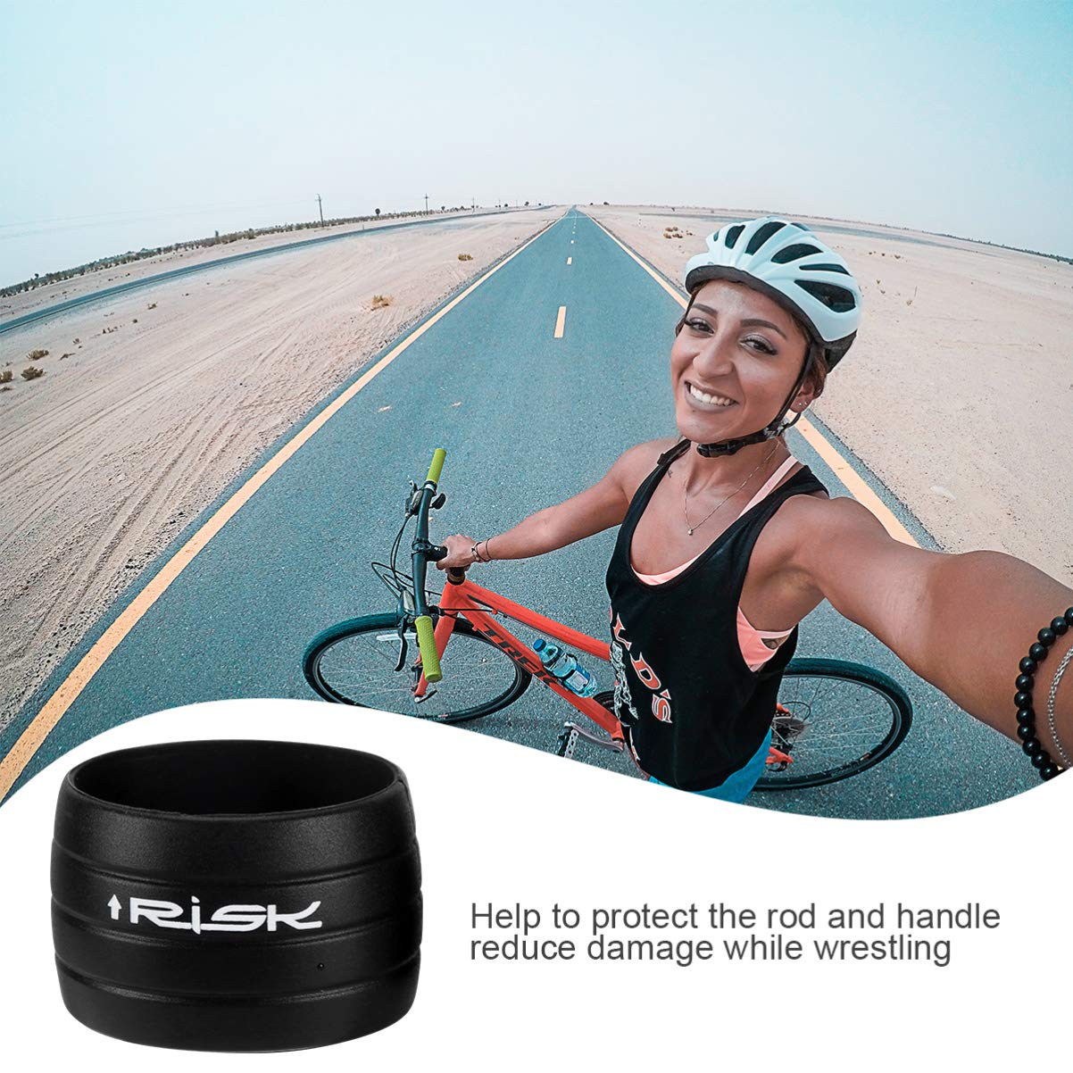 BESPORTBLE 1 Pair Protective case Decorate pu Non-Slip Bike Handlebar Cover Handle Non Skid Tape Adhesive Tape Grip Strap Fixed Sleeve Anti-Slip Strip Bend Handle Handlebar