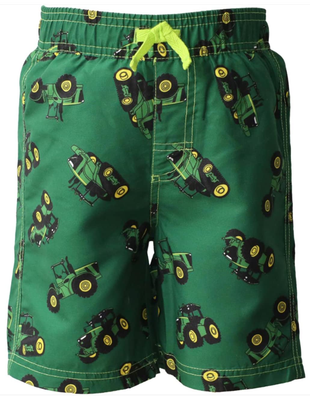 John Deere Boy Toddler Short Active Tractor Print 2T,3T,4T (4T) Green