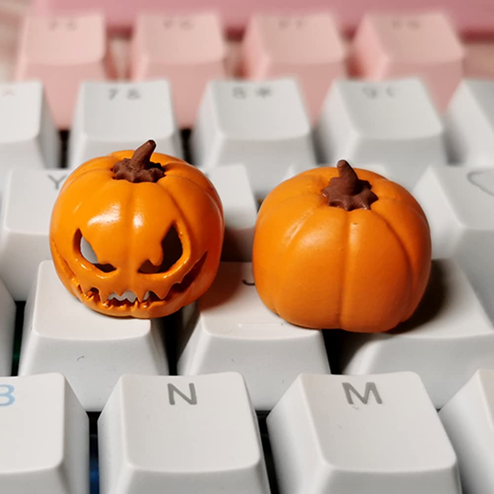 BETYMAO Resin Esc Keycap R4 Keycap Pumpkin Keycap Backlit Keycap DIY Replacement Keycap Gaming Keyboard Keycap for Mechanical Keyboard MX Switch DIY Decoration