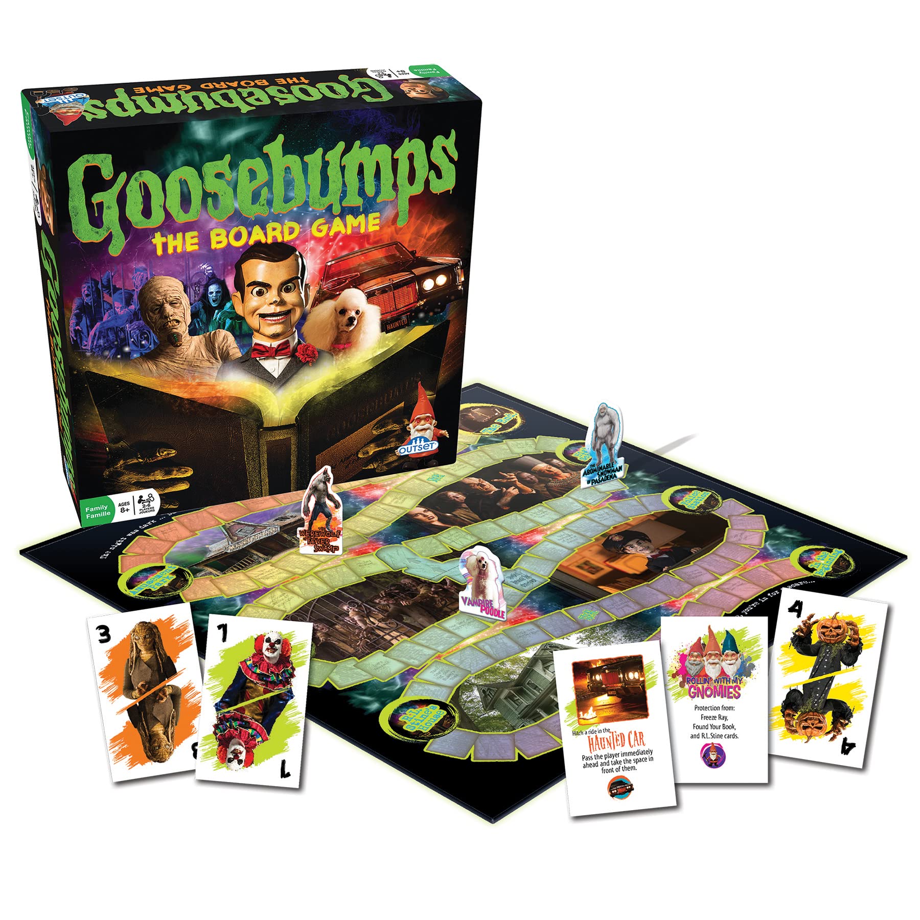 Goosebumps The Board Game - Family Board Game - Based on Books and Movie - Easy and Entertaining to Play - for 2-6 Players - Ages 8 and up