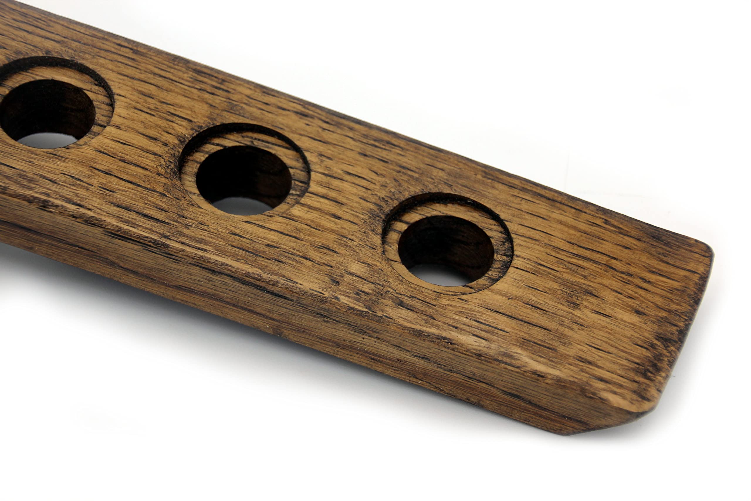 Barrel-Art cork display/Bourbon stopper holder/Cork Holder/Fits Blanton's stoppers (Dark Walnut)