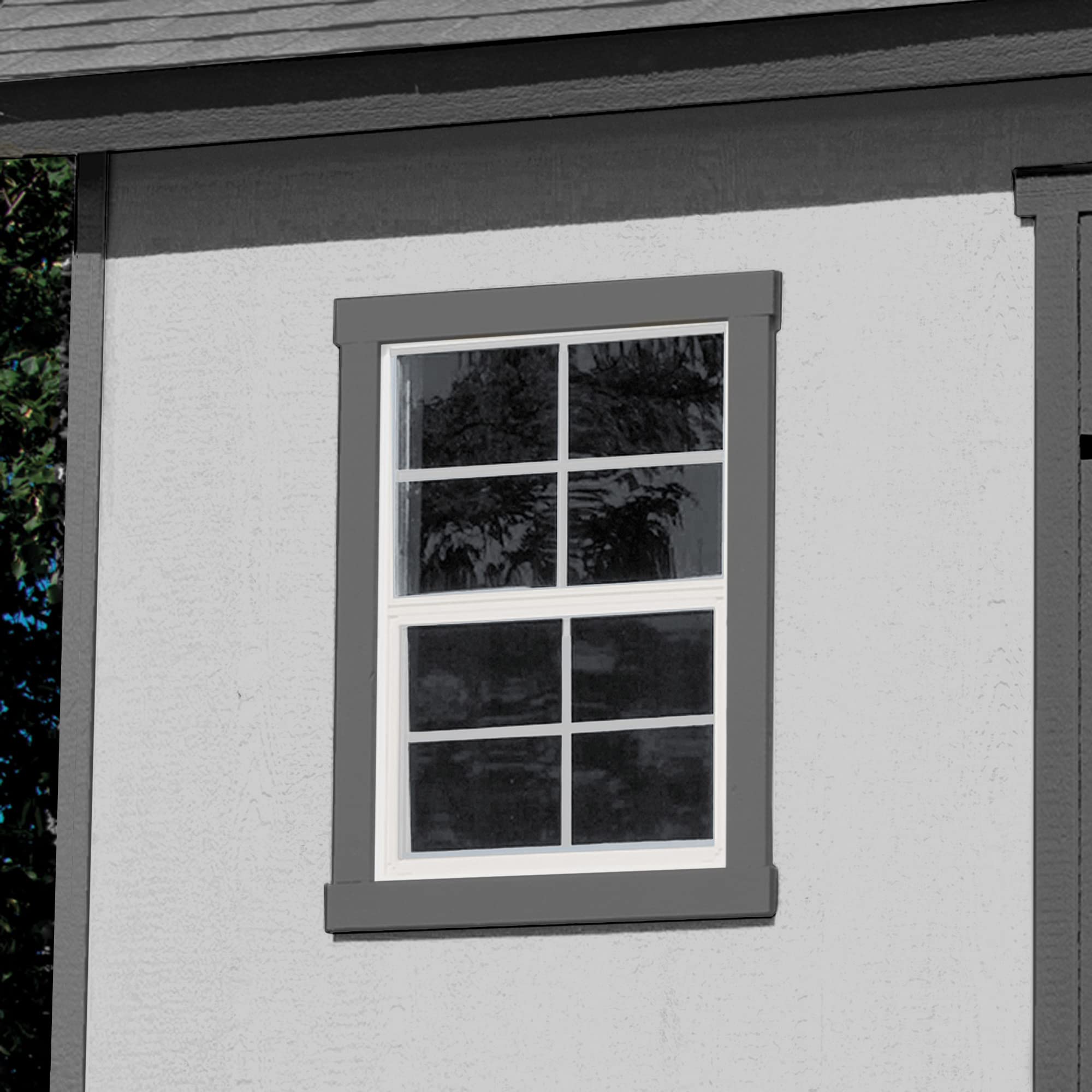 Handy Home Products Beachwood 8x12 Do-it-Yourself Wooden Storage Shed Tan