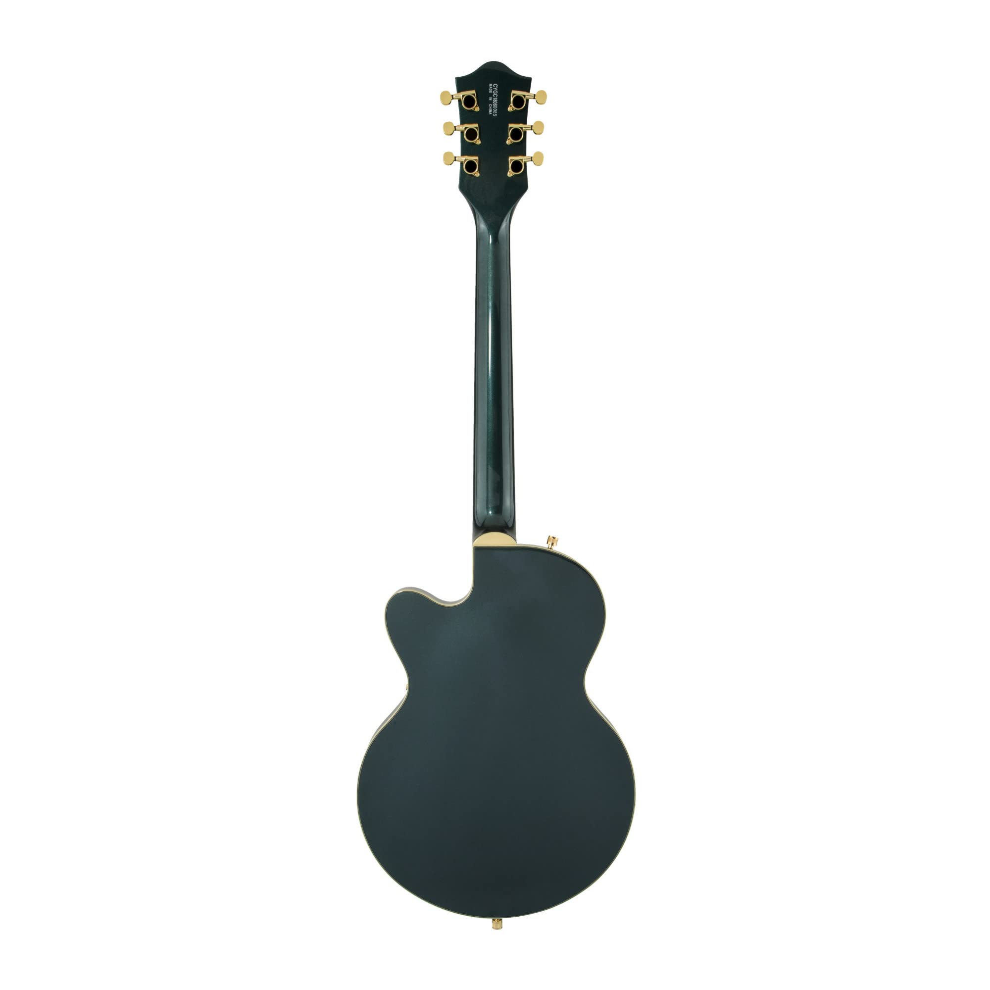 Gretsch G5655TG Electromatic Center Block Jr. Single-Cut Electric Guitar with Laurel Fingerboard, 22 Medium Jumbo Frets, Bigsby and Gold Hardware (Cadillac Green)