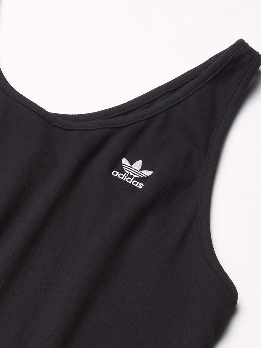adidas Originals womens Tank Top Black/White 2X