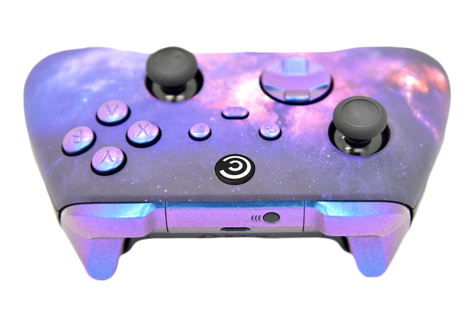 Designer Series Custom Wireless Controller for PC, Windows, Xbox Series X/S & One - Multiple Designs Available (Galaxy & Chameleon Inserts)