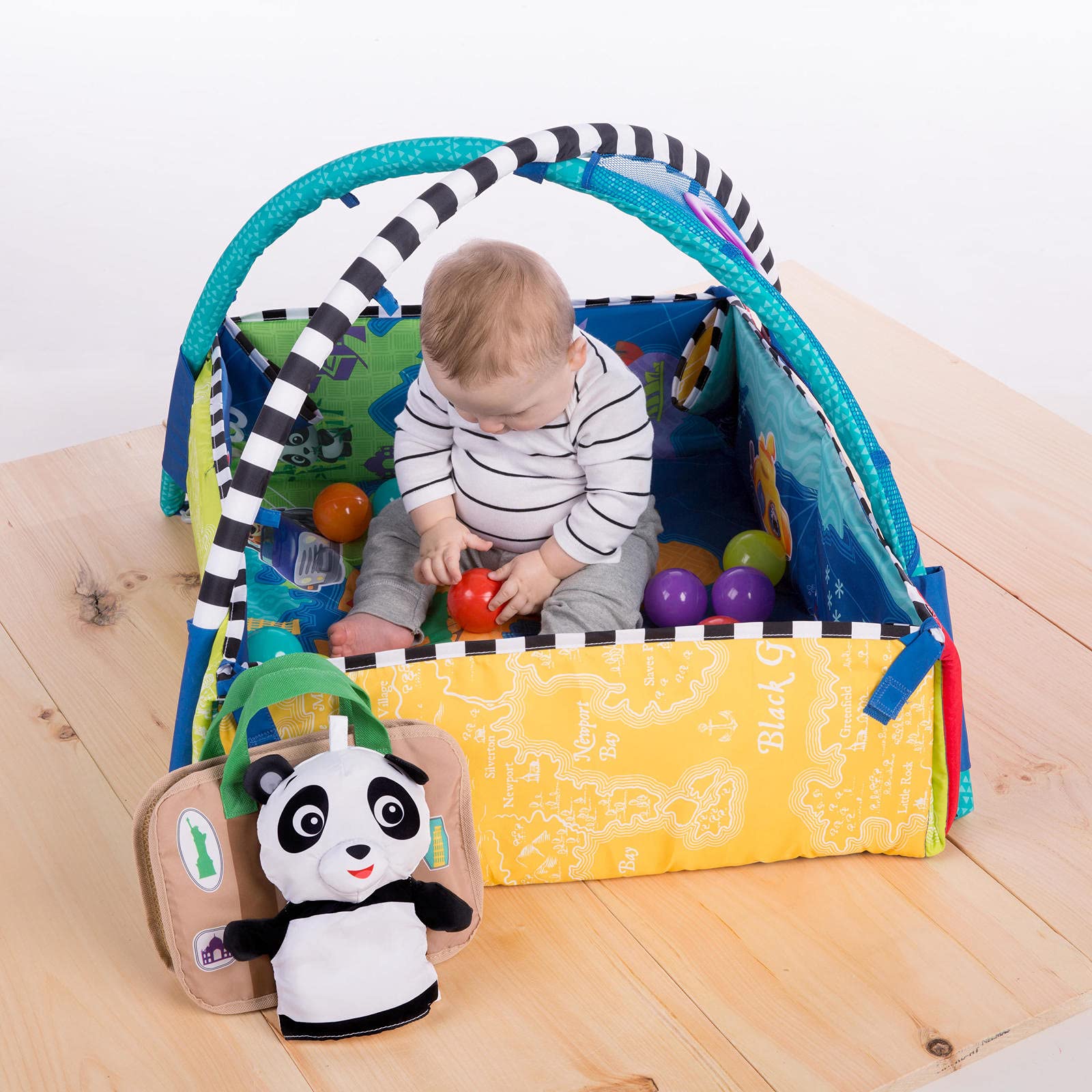 Baby Einstein 5-in-1 Journey of Discovery Activity Gym and Play Mat, Ages Newborn Plus , 47x40x18 Inch (Pack of 1)