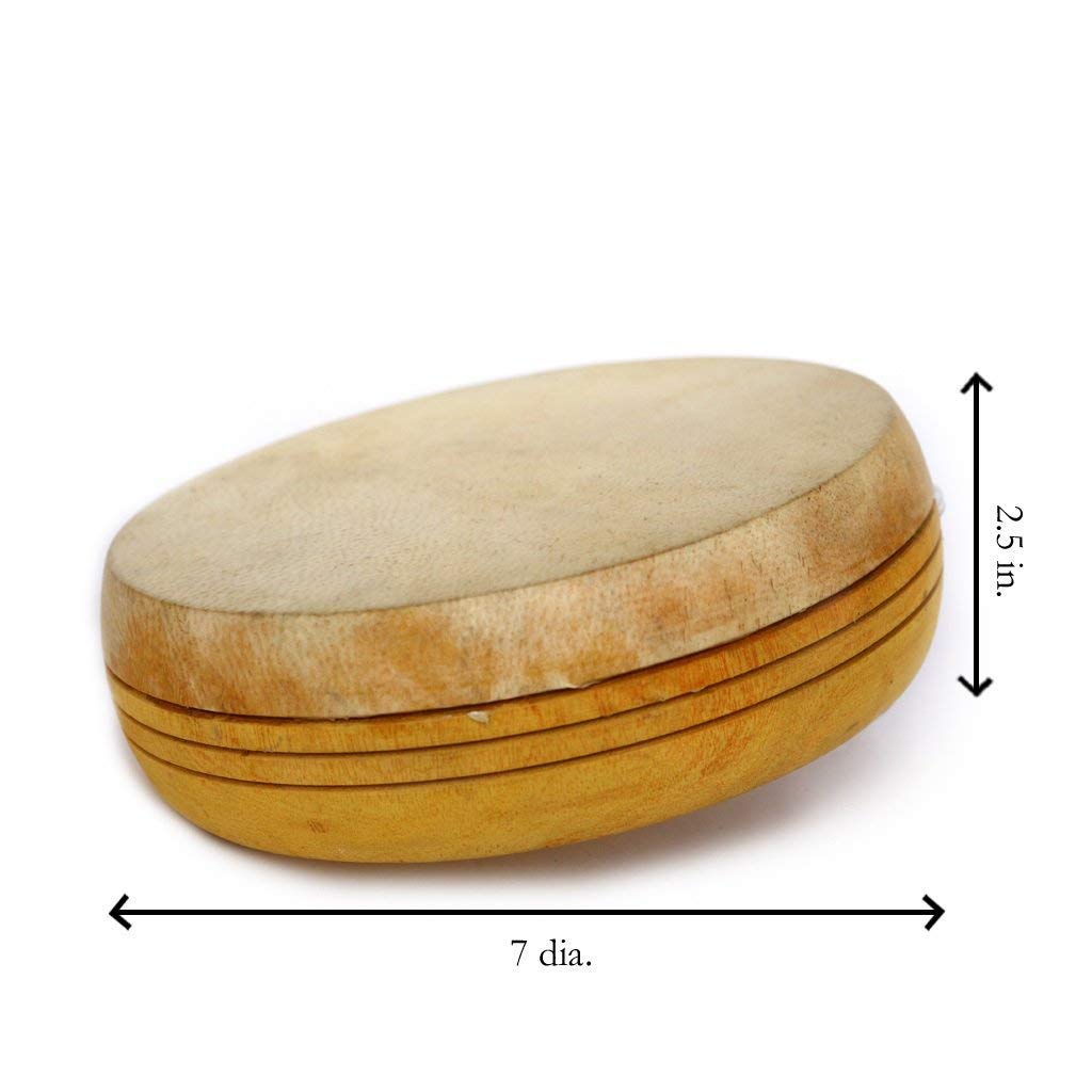 Naad HandMade Kanjira Hand Percussion Indian Musical Instrument