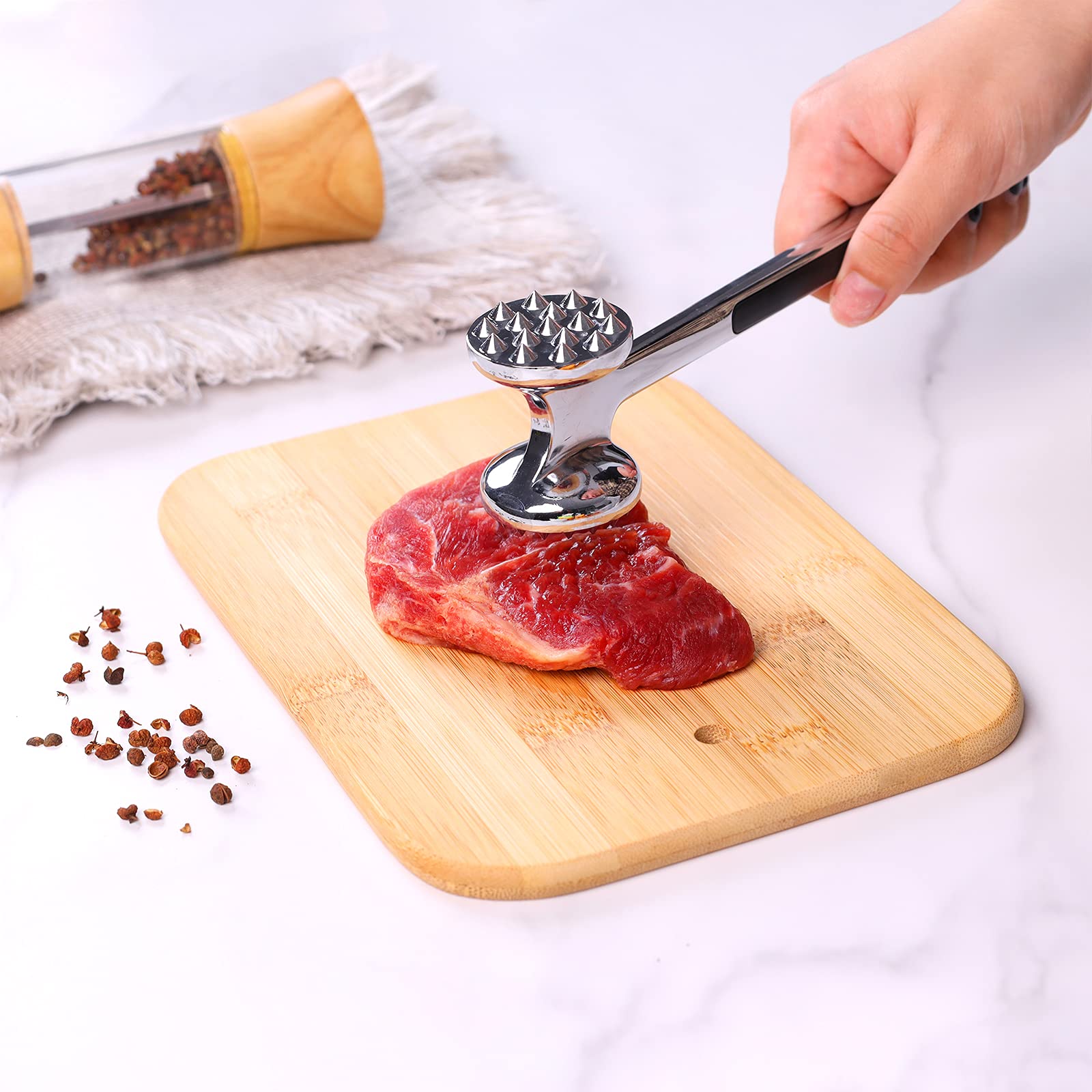 Bamboo Cutting Board Set for Kitchen,Small Cutting Boards with Holder,Serving Boards for Sandwich Cheese Meal Breakfast