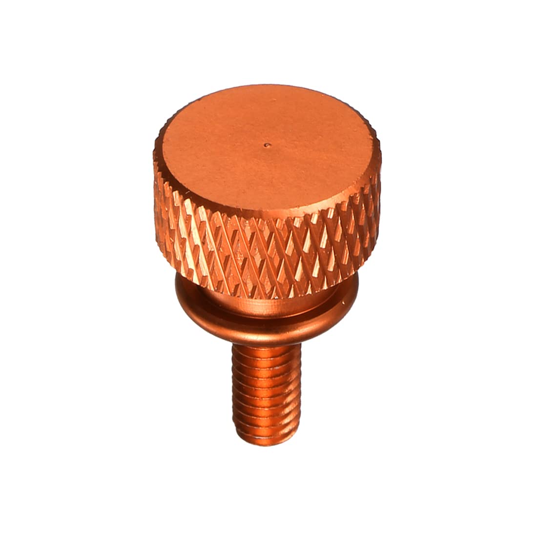 uxcell Computer PC Case M4x10mm Shoulder Type Knurled Thumb Screw Orange 10pcs