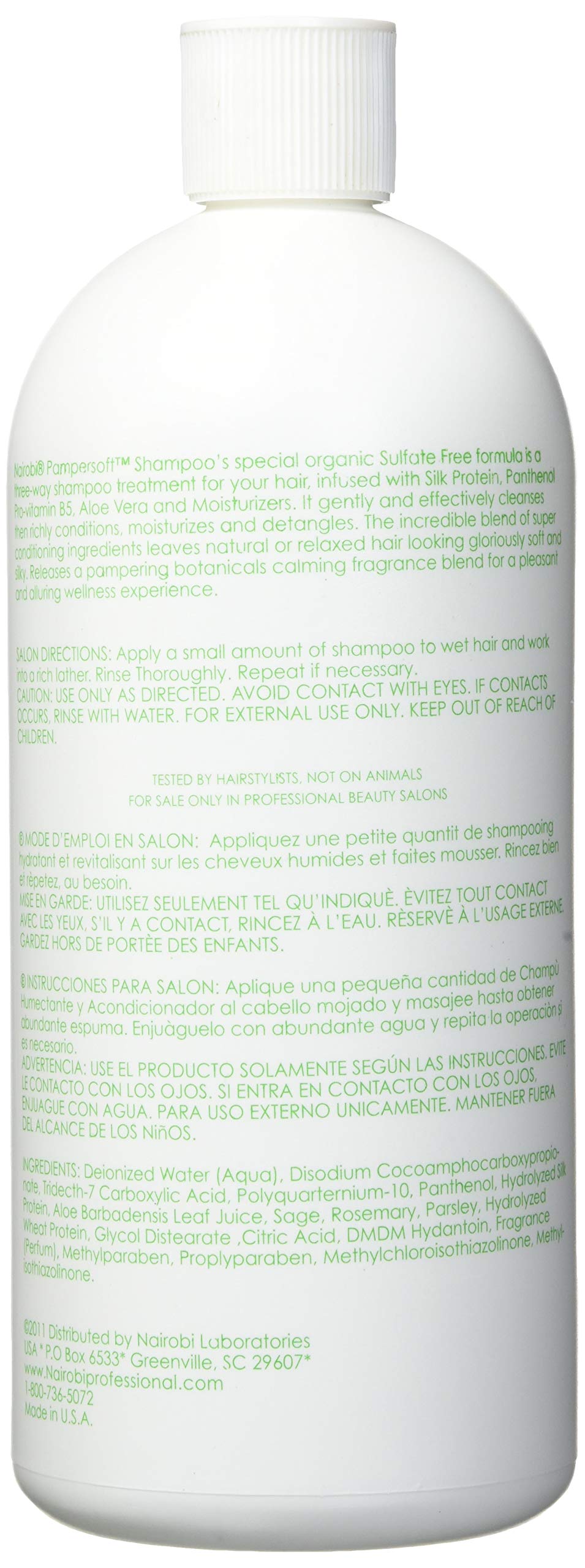 Nairobi PamperSoft Shampoo (32 oz. / liter)