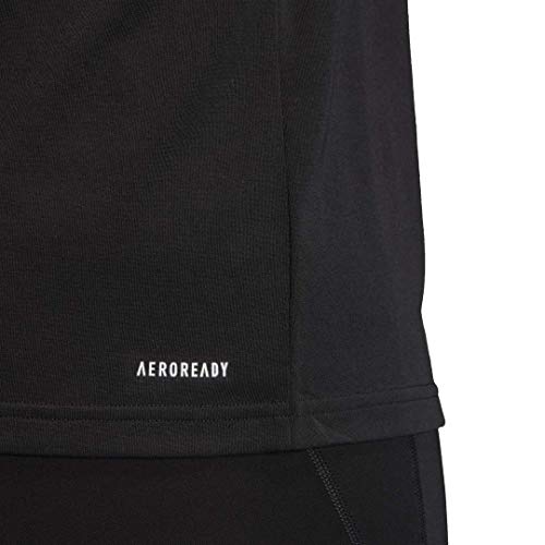 adidas womens Unleash Confidence Tee Black/White 1X