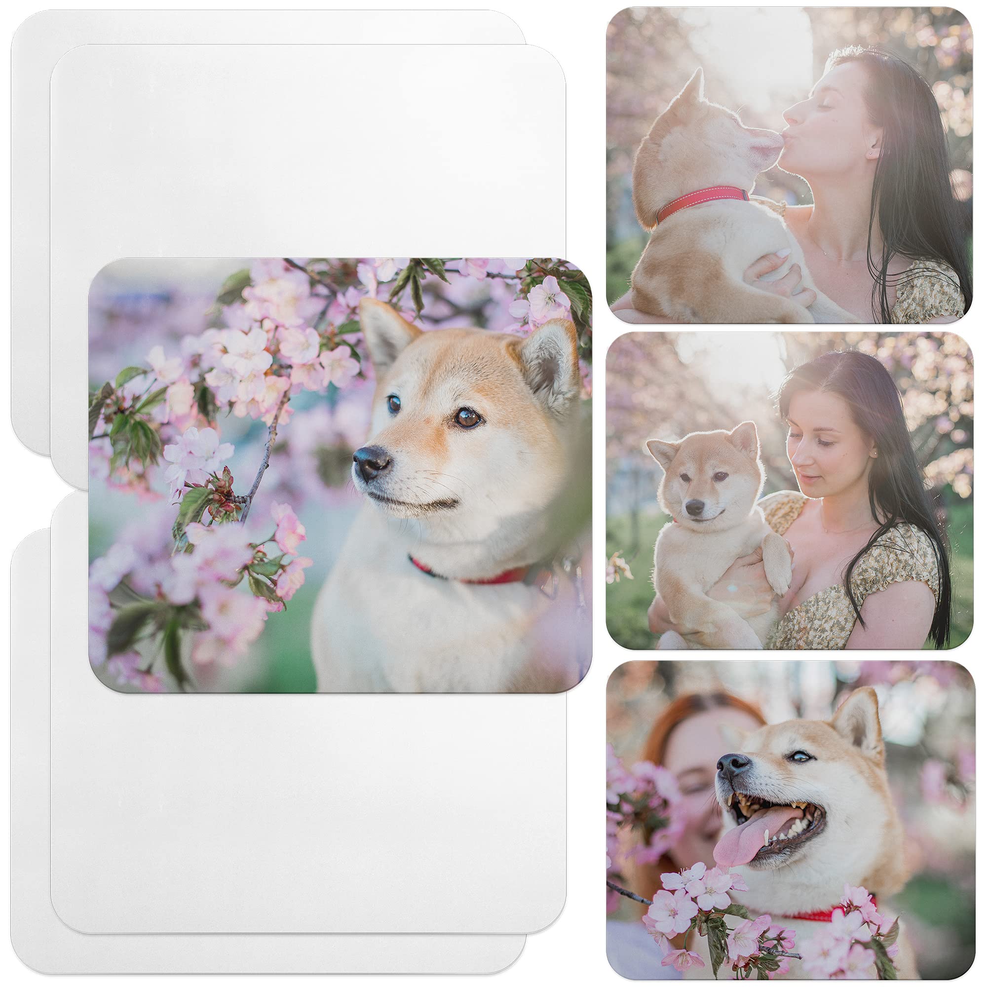 Blank Mouse Pads for Heat Press 8pcs Sublimation Mouse Pad Blanks Heat Press Printing Crafts Sublimation Blank Mouse Pads 240 * 200 * 3mm