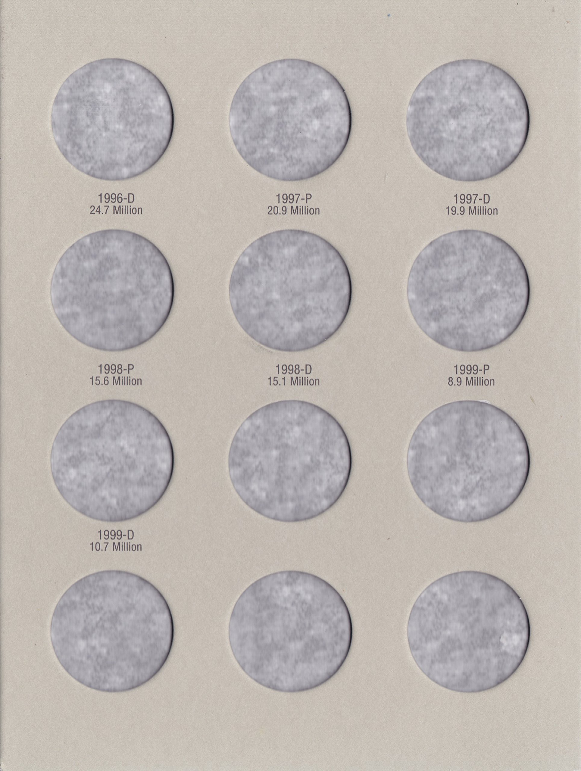 H.E. Harris & Co. US John F. Kennedy Half Dollar Coin Folder 1985 – 1999 #2697