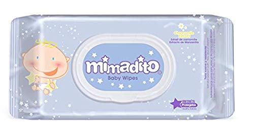 Mimadito Chamomile β Lightly Scented Baby Wipes (864 Wipes: 12 Packages of 72 Wet Wipes)