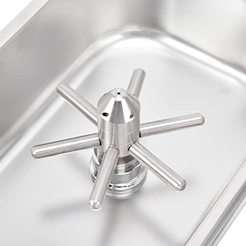 Glass Cup Washer, Rustproof Glass rinser Auto rotation Thickened For Kitchen(medium B-1212-01)